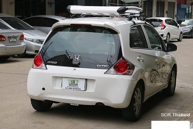 แร็คหลังคา : HONDA BRIO ROOF RACK + RACK STAND : HONDA BRIO