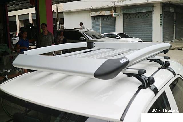 แร็คหลังคา : HONDA BRIO ROOF RACK + RACK STAND : HONDA BRIO