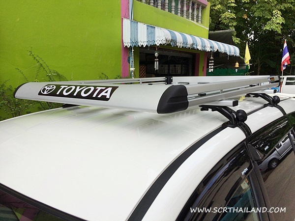 แร็คหลังคา : TOYOTA INNOVA ROOF RACK + RACK STAND : TOYOTA