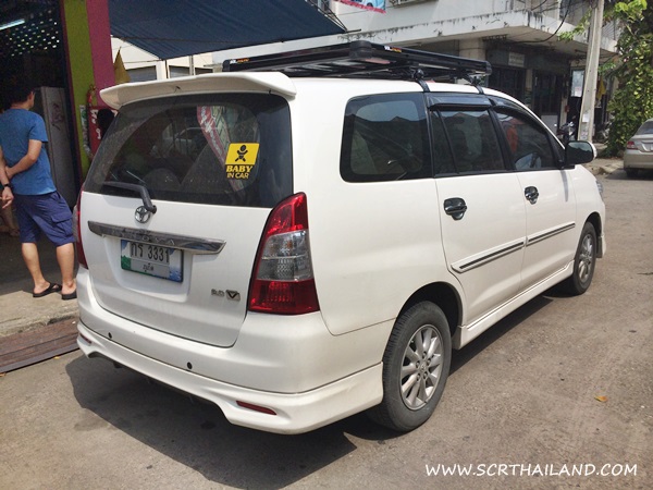 แร็คหลังคา : TOYOTA INNOVA ROOF RACK + RACK STAND : TOYOTA